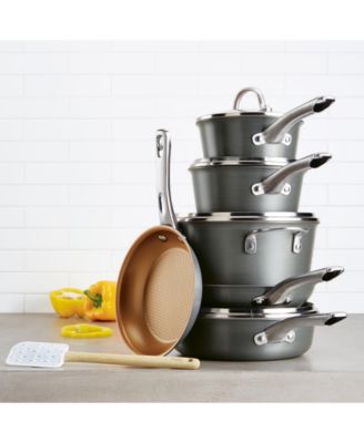 Ayesha Curry 11-Pc. Hard-Anodized Aluminum Cookware Set - Macy's