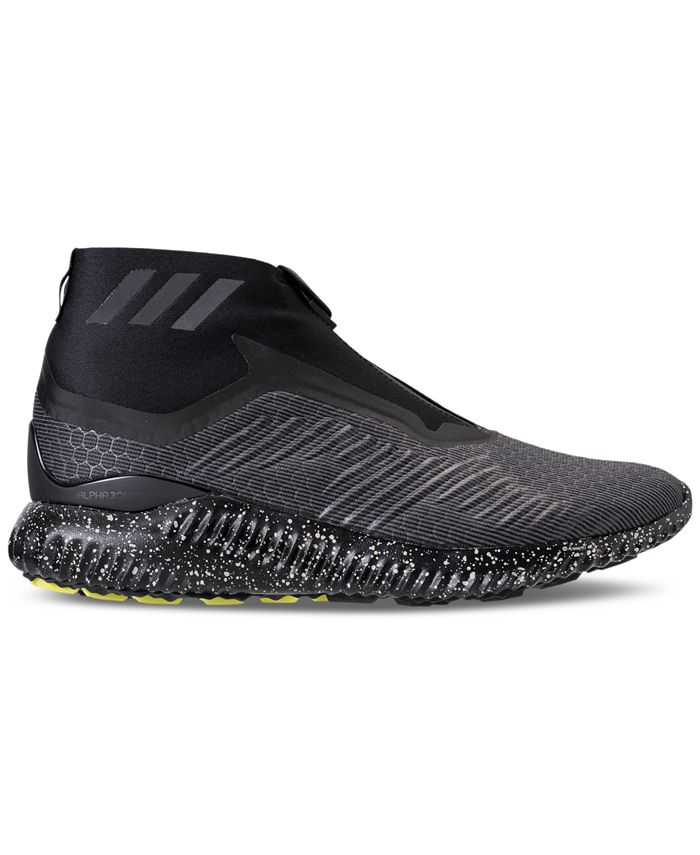 adidas Men's AlphaBounce 5.8 Zip Running Sneakers from Finish Line - Macy's