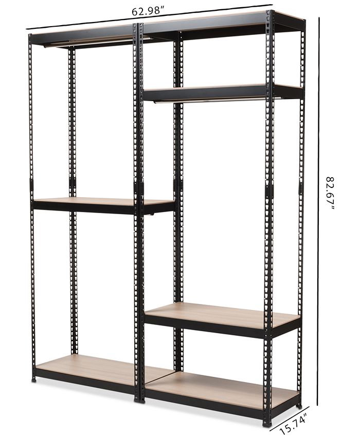 Furniture Gavin 7-Shelf Closet Rack, Quick Ship - Macy's