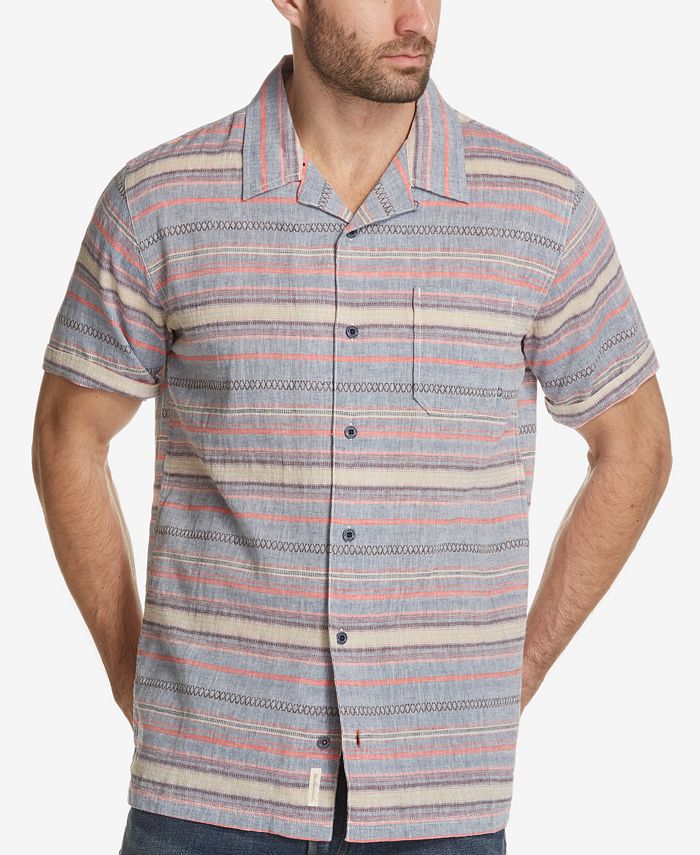 Weatherproof Vintage Men's Horizontal Striped Shirt - Macy's
