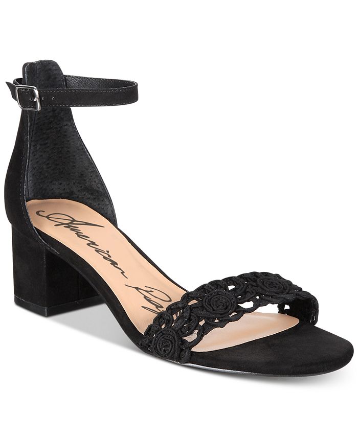American Rag Brexley Two-Piece Block Heel Sandals, Created For Macy's ...