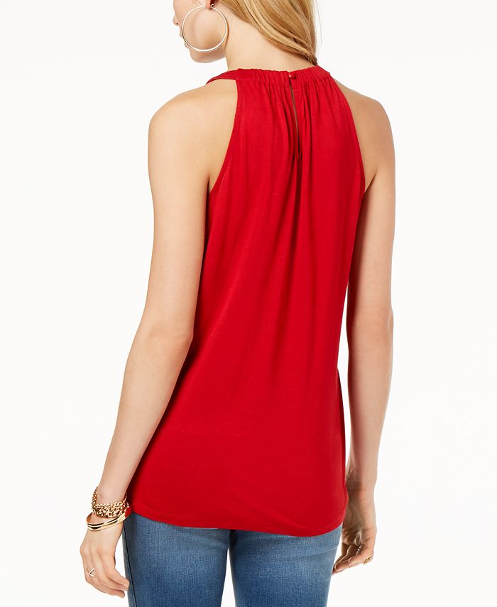 INC International Concepts I.N.C. Petite Lace Keyhole Top, Created for ...