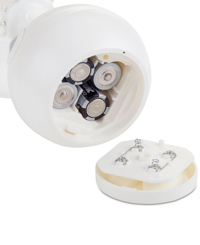 Lavish Home Motion Sensor Lamp, 9.5" x 6" x 6" - Macy's