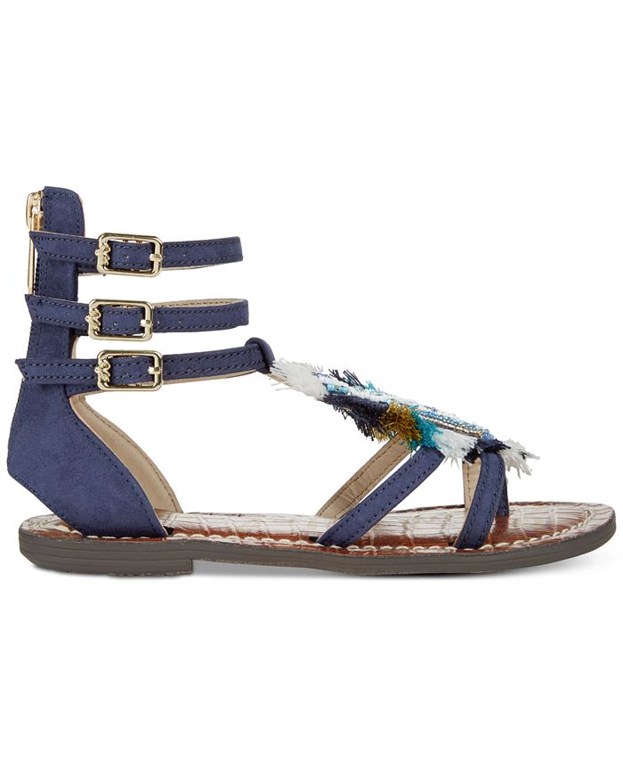 Sam Edelman Gigi Giselle Fray Sandals, Little Girls & Big Girls - Macy's