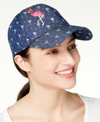 August Hats Flamingo Denim Baseball Cap - Macy's