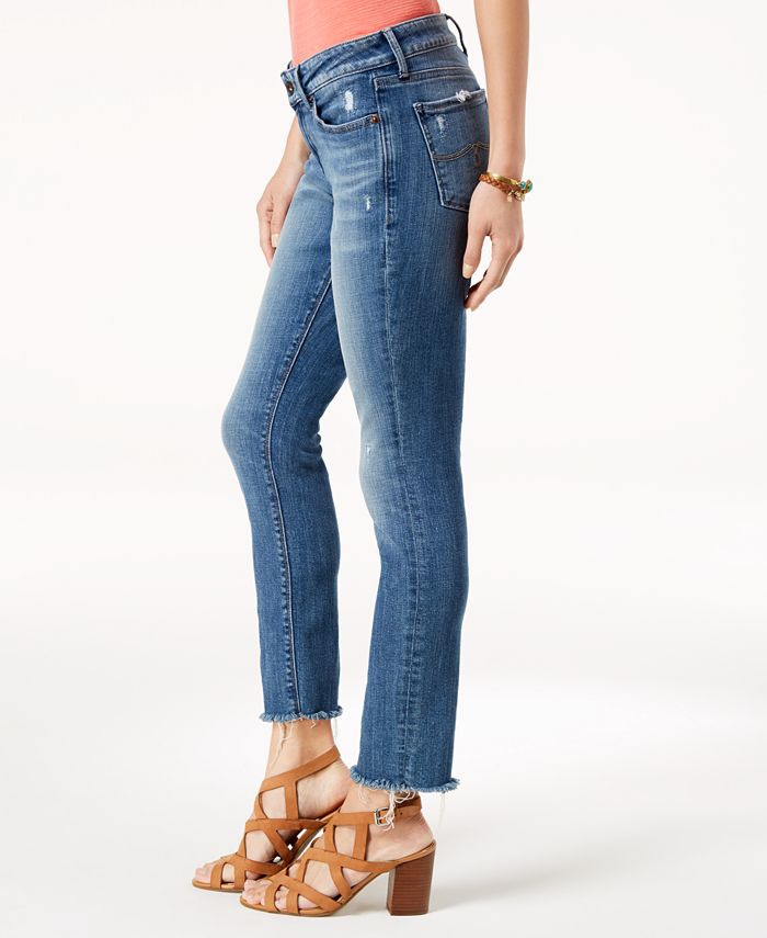 Lucky Brand Lolita Frayed-Cuff Skinny Jeans - Macy's