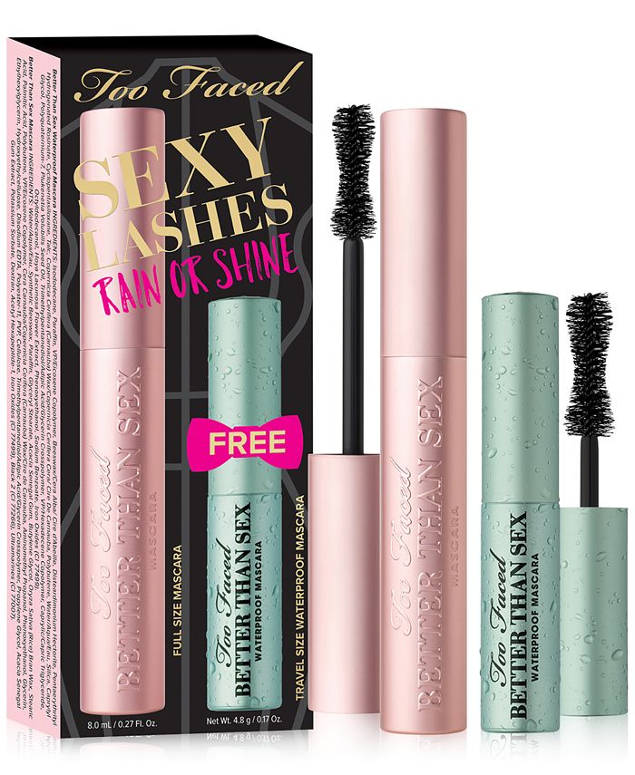 Too Faced Sexy Lashes Rain or Shine - Macy's