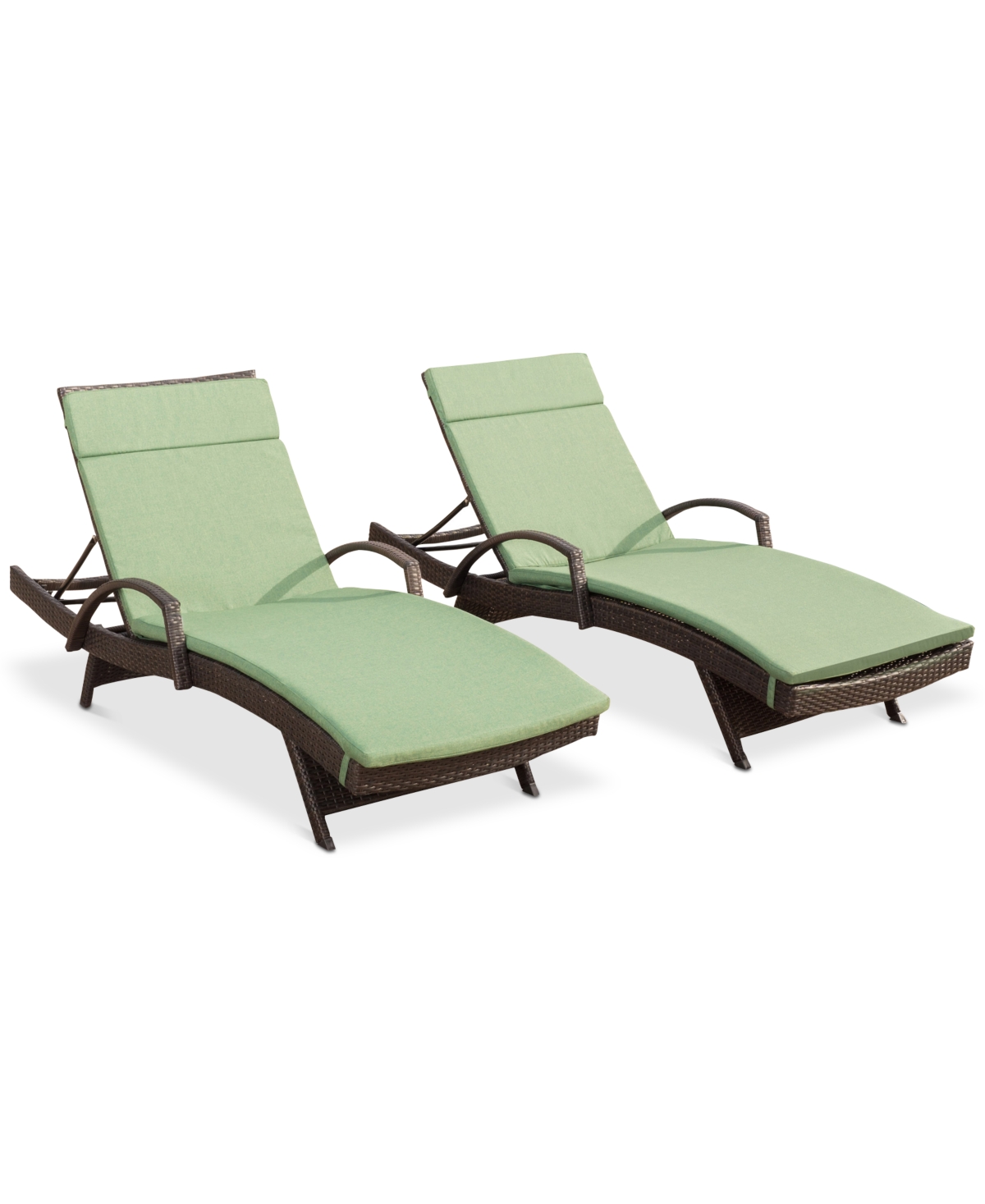 Click here for Jonathan Outdoor Chaise Lounge (Set Of 2) - Green prices