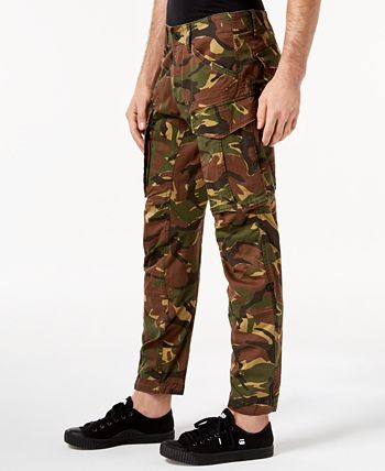 G-Star Raw Men's Tapered Fit Stretch Camo Cargo Pants - Macy's