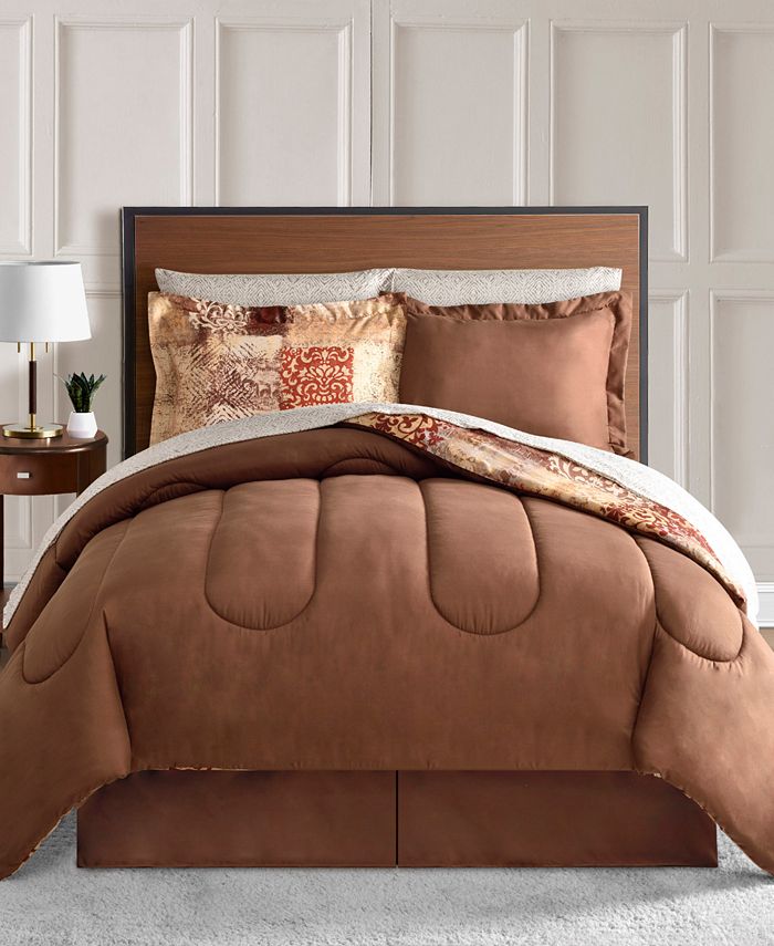 Fairfield Square Collection Tyler Reversible 8-Pc. California King ...