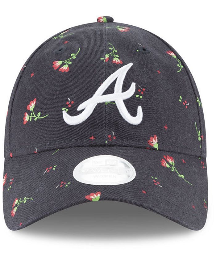 New Era Atlanta Braves Blossom 9TWENTY Strapback Cap - Macy's
