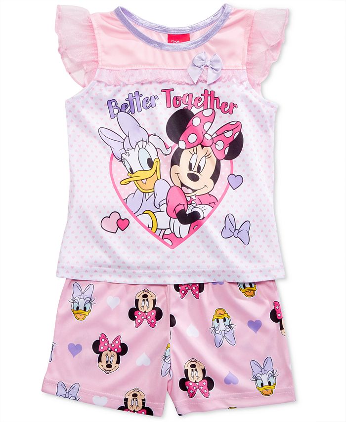 Minnie Mouse Disney's® & Daisy Duck 2-Pc. Better Together Pajama Set ...