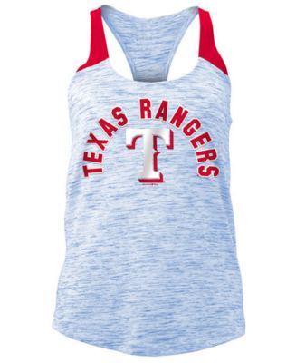 5th & Ocean Women's Texas Rangers Space Dye Tank - Macy's