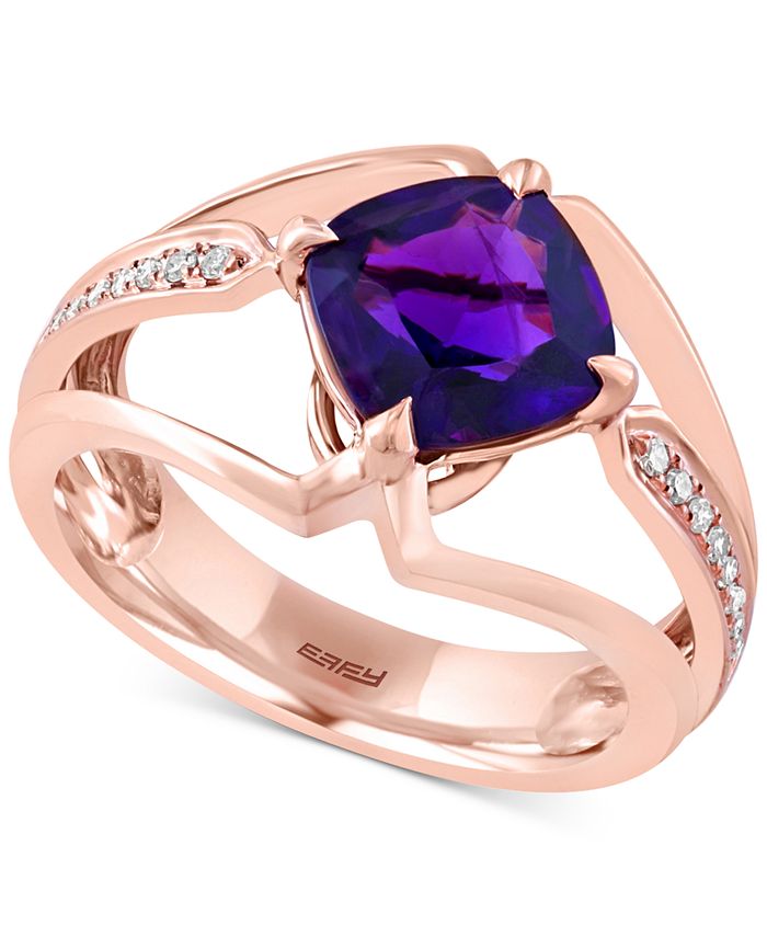EFFY Collection EFFY® Amethyst (1-3/4 ct. t.w.) & Diamond Accent Ring ...