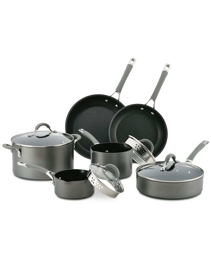 Circulon Elementum 10-Pc. Hard-Anodized Non-Stick Cookware Set - Macy's