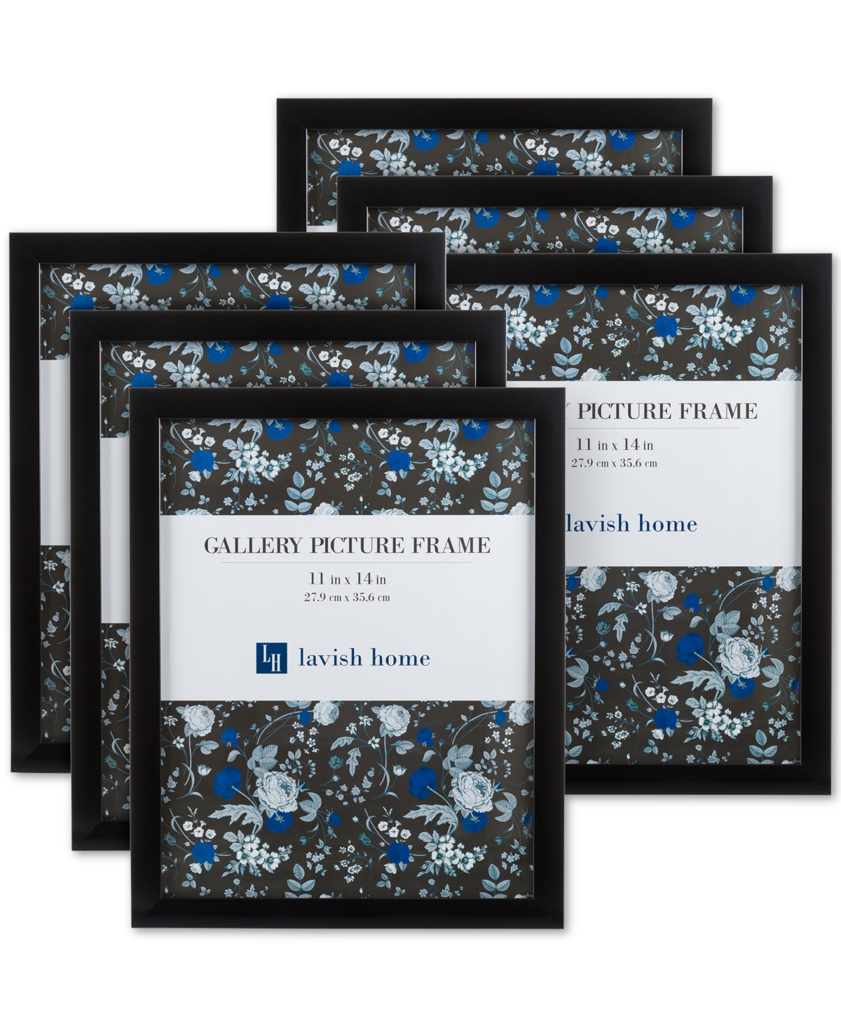 Click here for 6-Pc. 11 x 14 Picture Frame Wall Gallery Set - Bla... prices