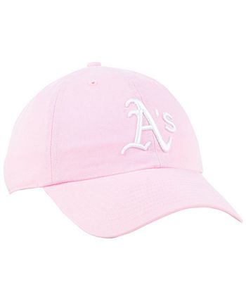 '47 Brand Oakland Athletics Pink CLEAN UP Cap - Macy's