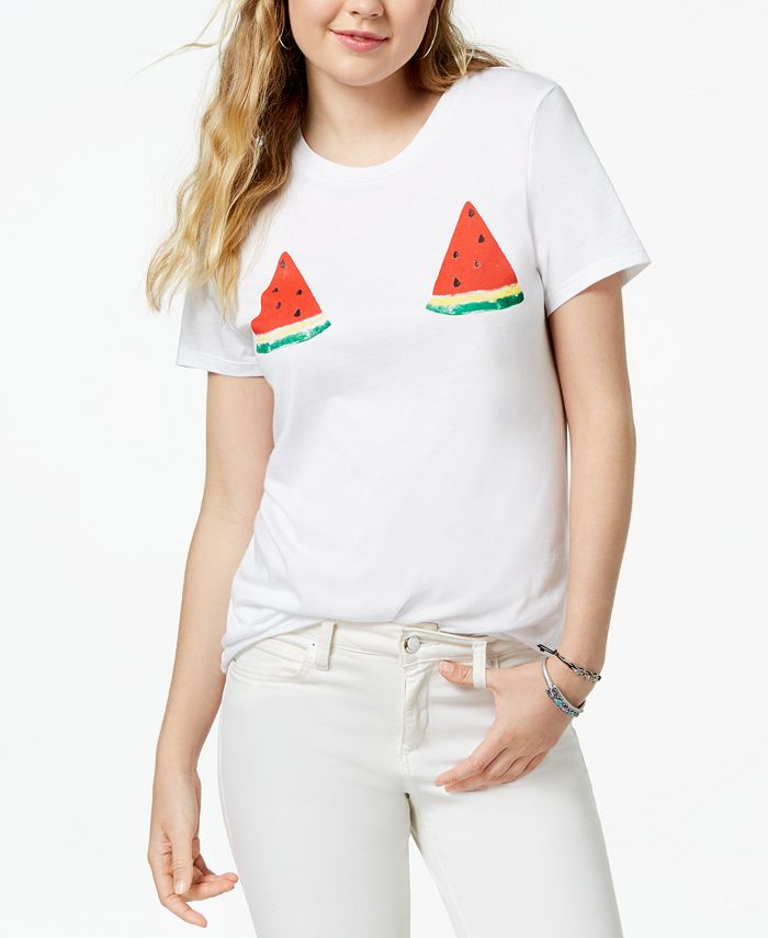 Carbon Copy Watermelon Graphic T-Shirt - Macy's