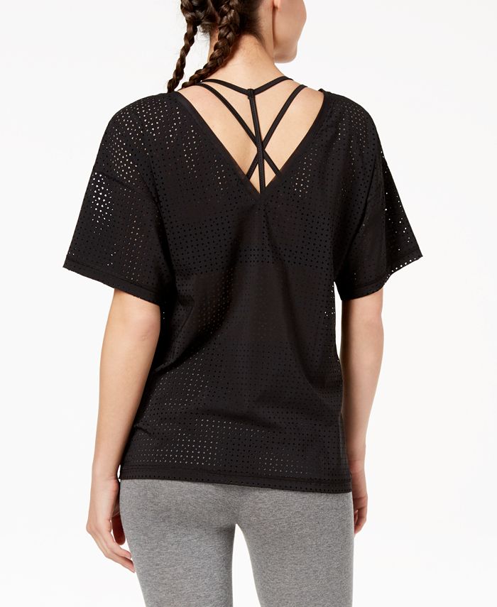 Puma Metallic Logo Relaxed T-Shirt - Macy's