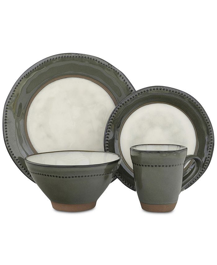 Sango Centrics Jade 16-Pc. Dinnerware Set - Macy's