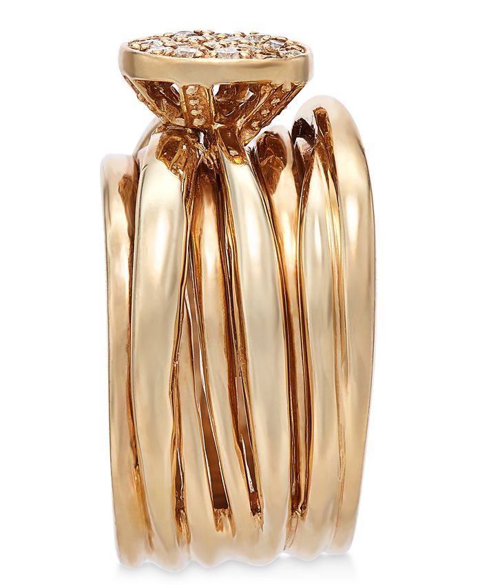 EFFY Collection D'Oro by EFFY® Diamond Pave-Set Wrap Ring (1/3 ct. t.w ...