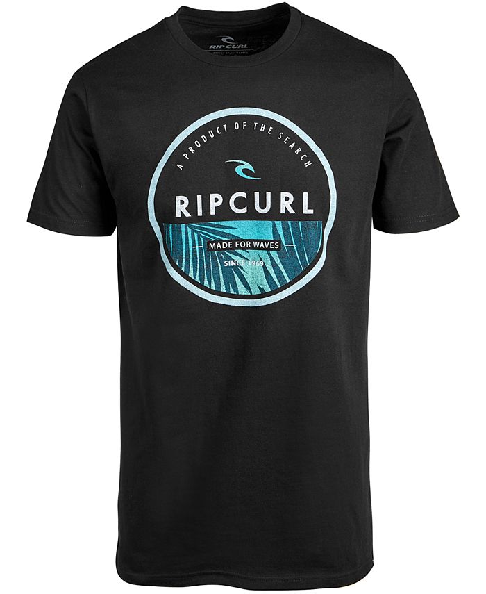 Rip Curl Men's White Tip Circle Logo Graphic-Print T-Shirt - Macy's