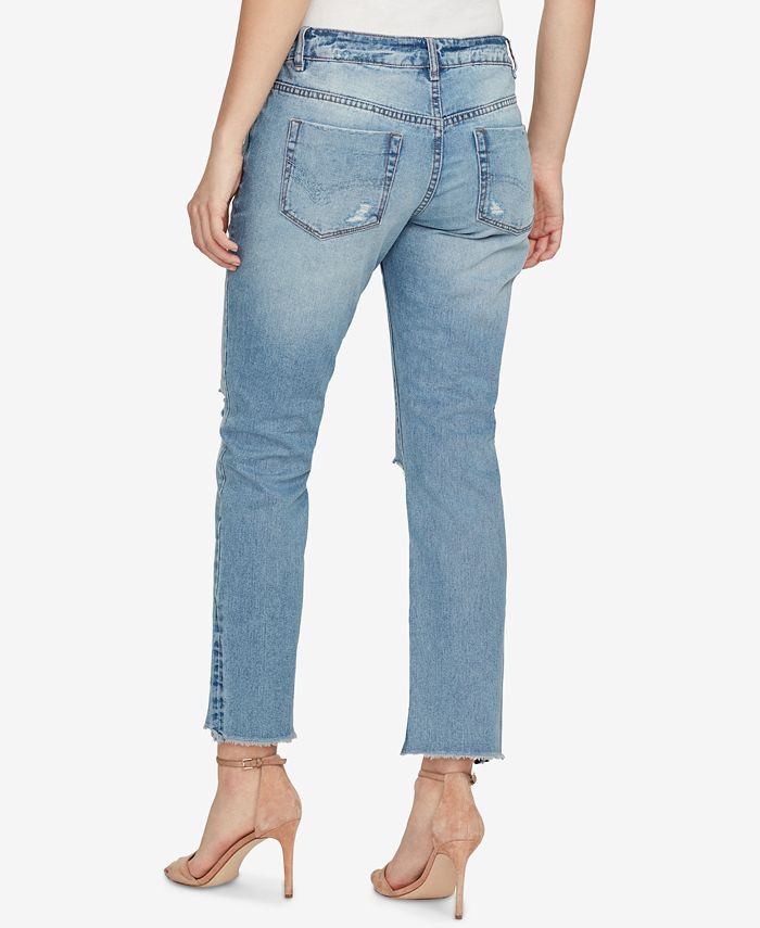 WILLIAM RAST Cotton Ripped Button-Up Jeans - Macy's
