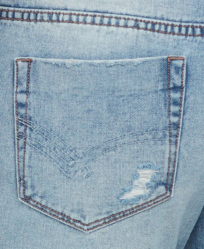 WILLIAM RAST Cotton Ripped Button-Up Jeans - Macy's