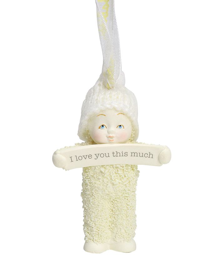 Department 56 Snowbabies I Love You This Much Ornament - Macy's