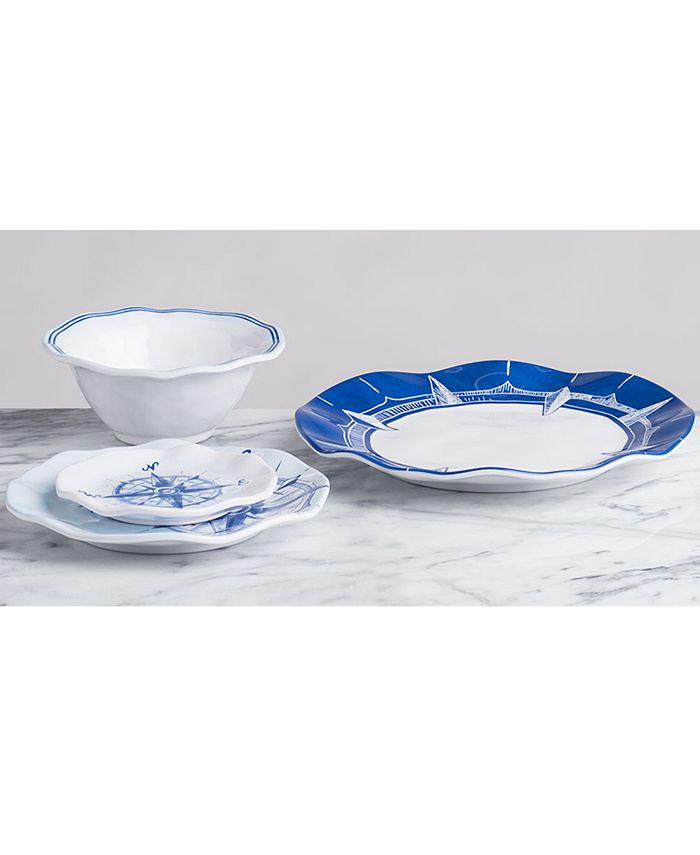 Q Squared Portsmouth Melamine Dinnerware Collection - Macy's