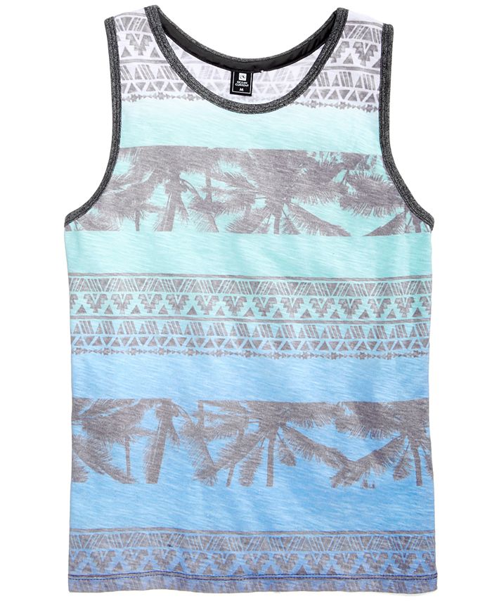 Ocean Current Big Boys Palm Striped Tank Top - Macy's