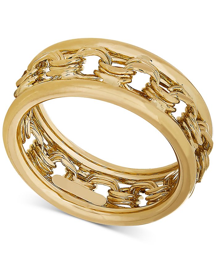 Macy's Rosetta Link Statement Ring in 14k Gold - Macy's
