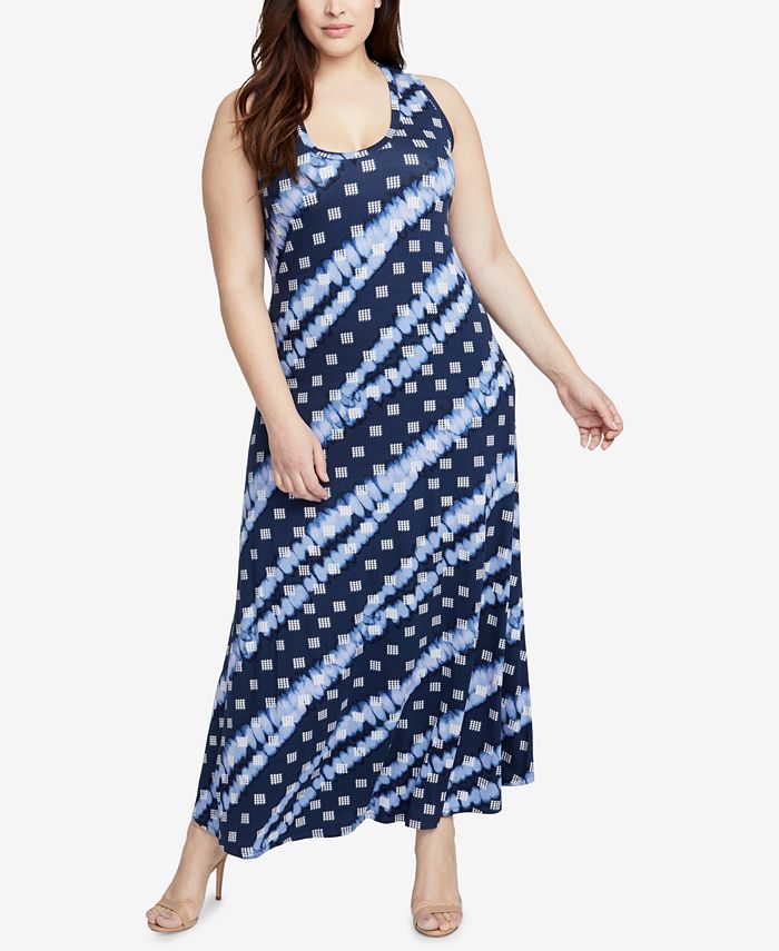 RACHEL Rachel Roy Plus Size Printed Maxi Dress - Macy's
