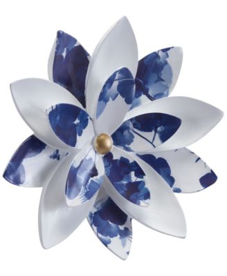 Zuo Margarita Large Wall Decor White & Blue - Macy's