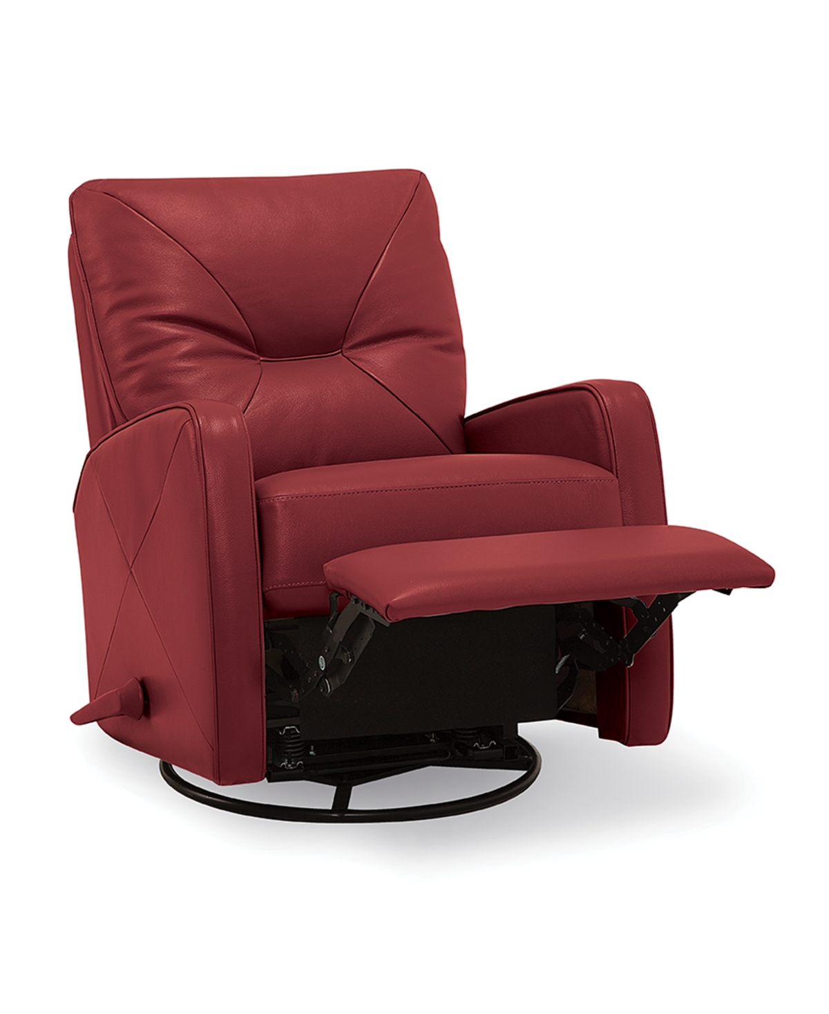 Click here for Finchley Leather Swivel Rocker Recliner - Cherry (... prices