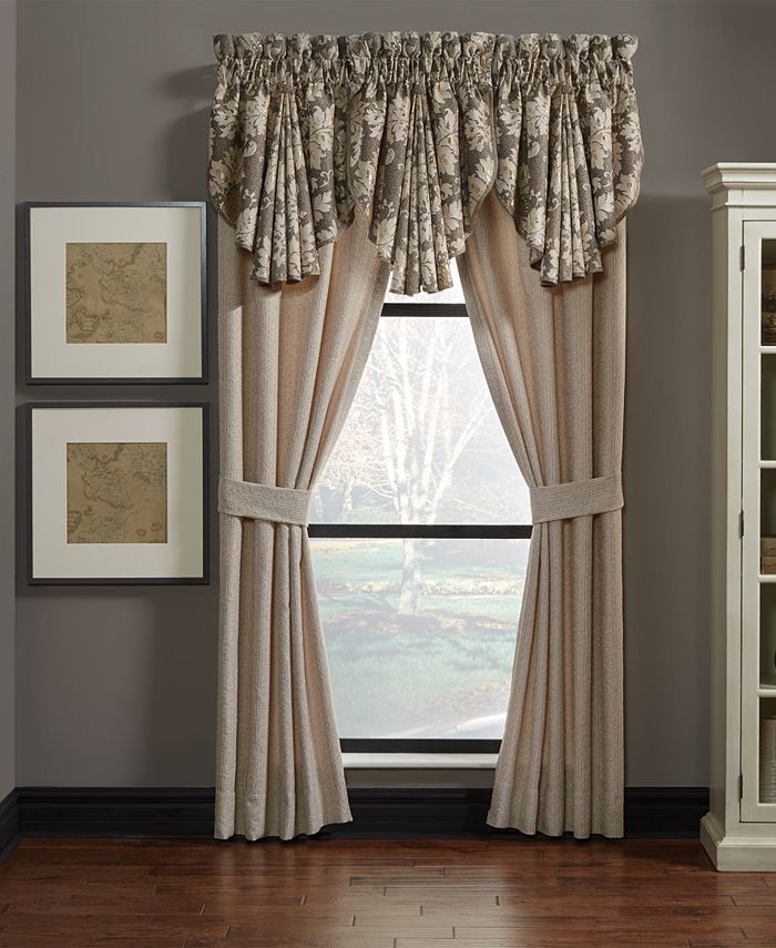 Croscill Nerissa Pole Top Window Panel Pair with Tiebacks - Macy's