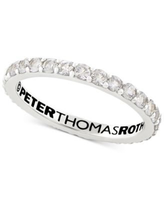 Peter Thomas White Topaz Stacking Band (3/4 ct. t.w.) in Sterling ...