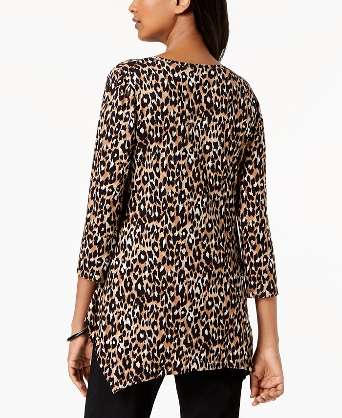 JM Collection Printed T-Shirt, Created for Macy's - Macy's