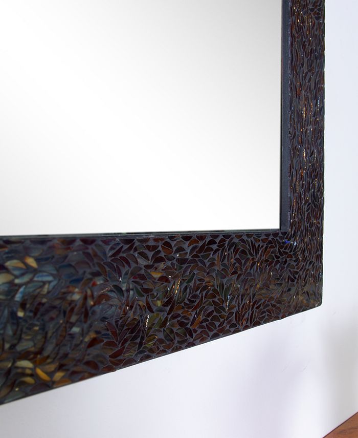 Furniture Amber Mosaic Wall Mirror, Quick Ship - Macy's