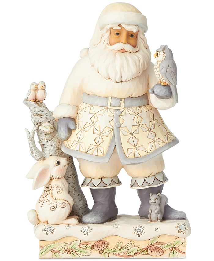 Jim Shore Woodland Santa with Animals Figurine - Macy's