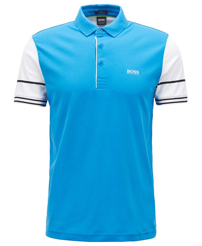 Hugo Boss Men's Slim-Fit Cotton Polo - Macy's