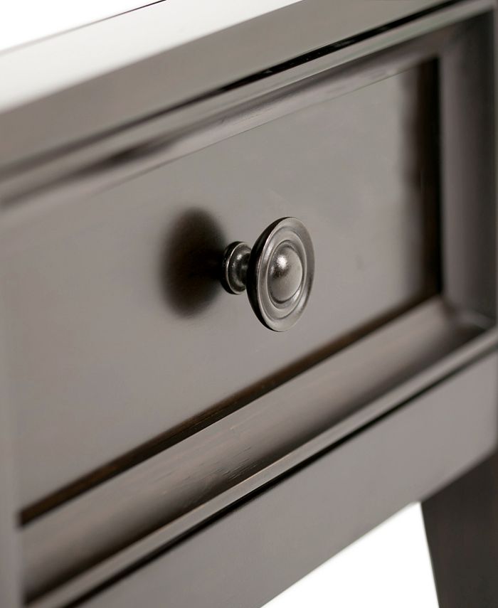 Furniture Canton End Table in Dark American Brown, , Quick Ship - Macy's