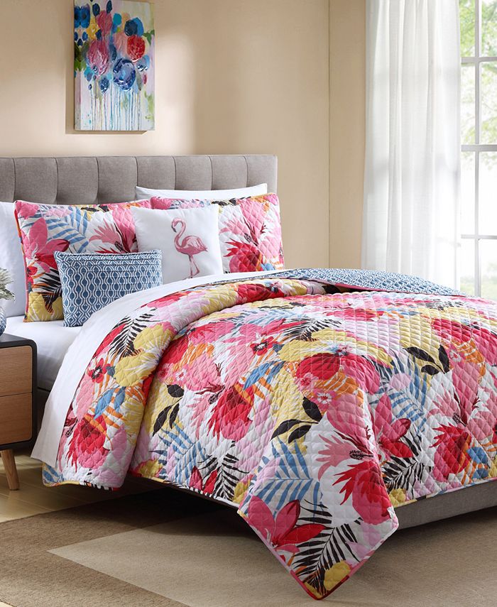 Ellison First Asia Lanai 5-Pc. Full/Queen Comforter Set - Macy's