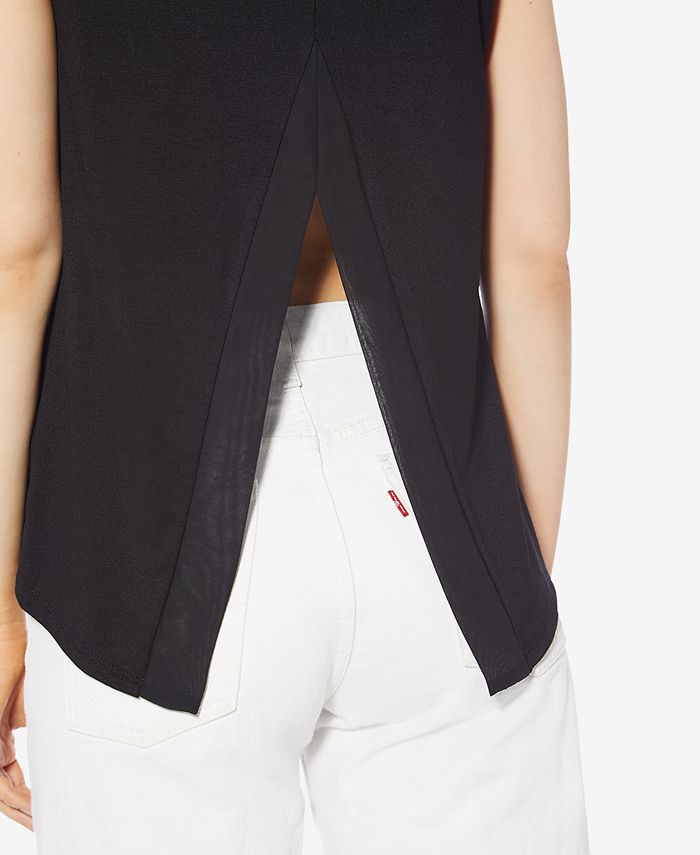 Avec Les Filles Split-Back Top - Macy's
