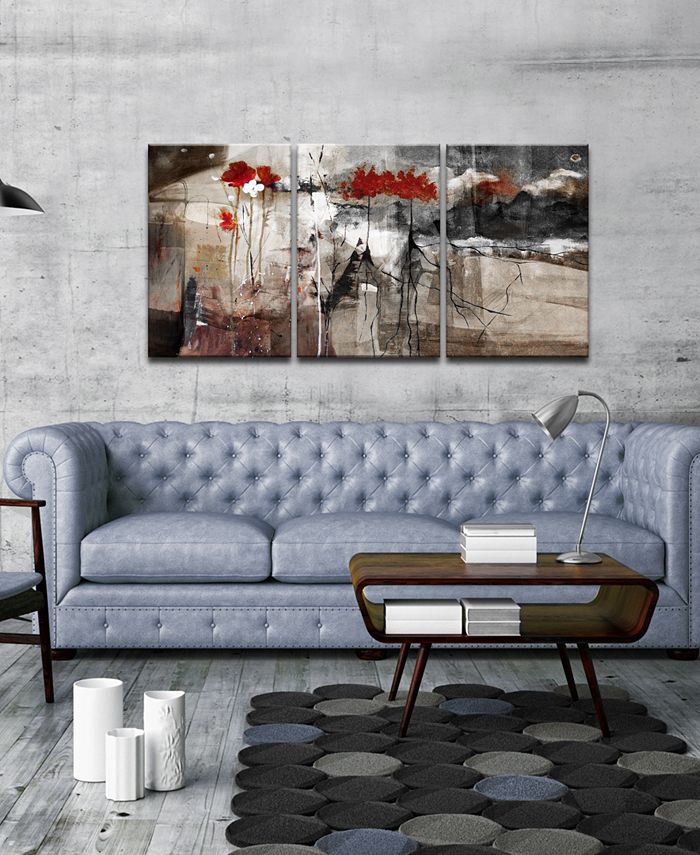 Ready2HangArt 'Abstract' 3-Pc. Canvas Art Print Set - Macy's