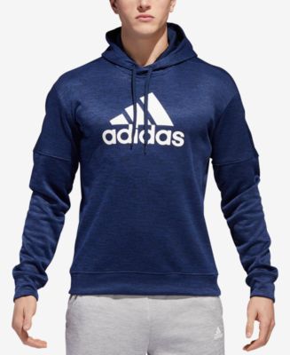 adidas Men's Team Issue Logo Fleece Hoodie - Macy's