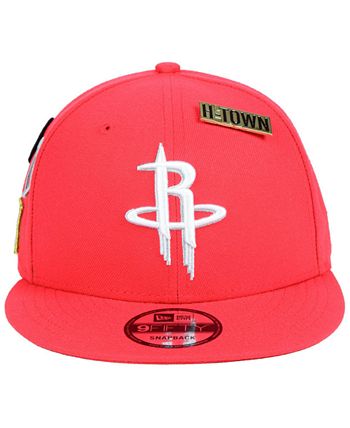 New Era Houston Rockets On-Court Collection 9FIFTY Snapback Cap - Macy's