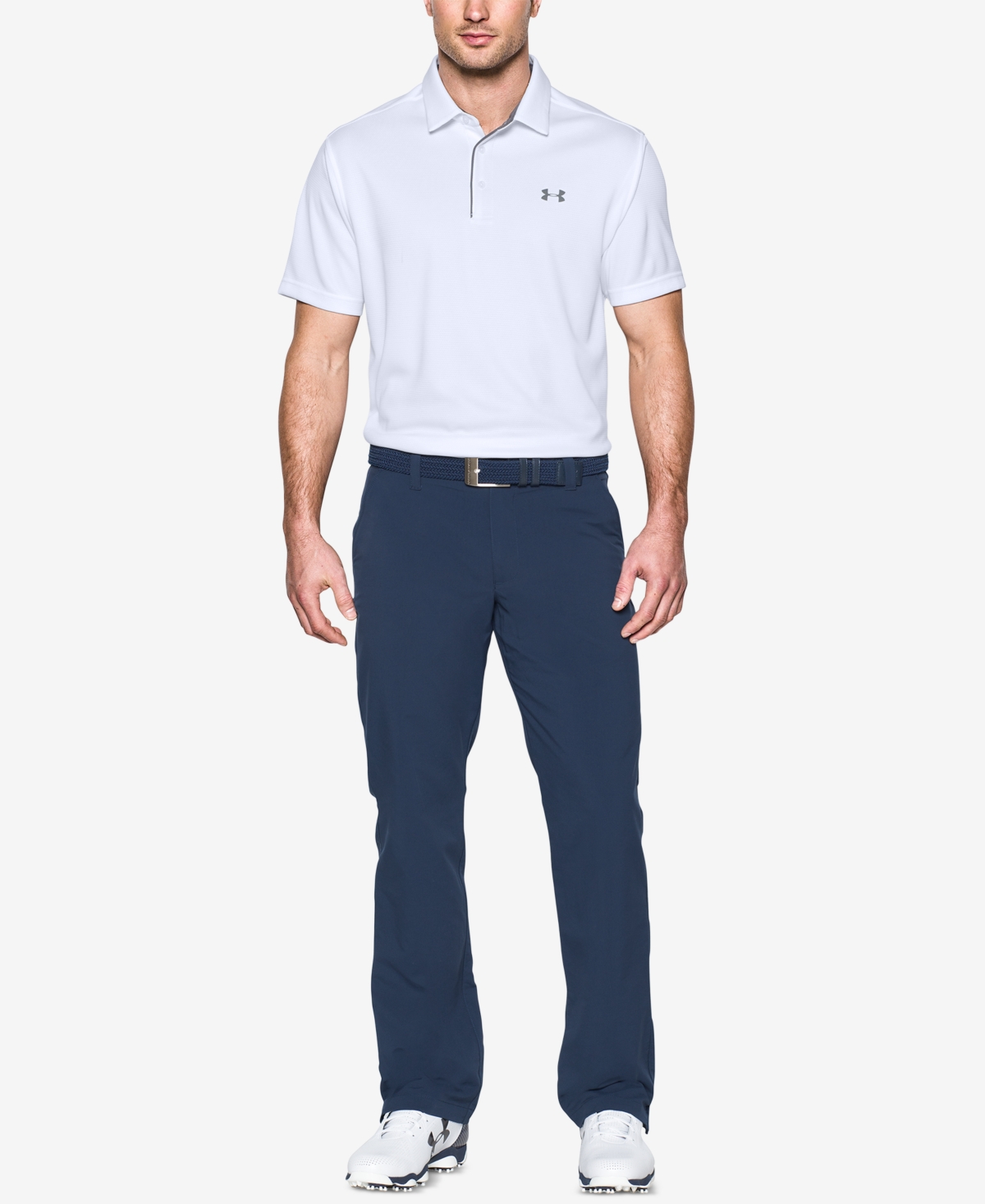 Click here for Under Armour Mens Tech Polo T-Shirt - White prices