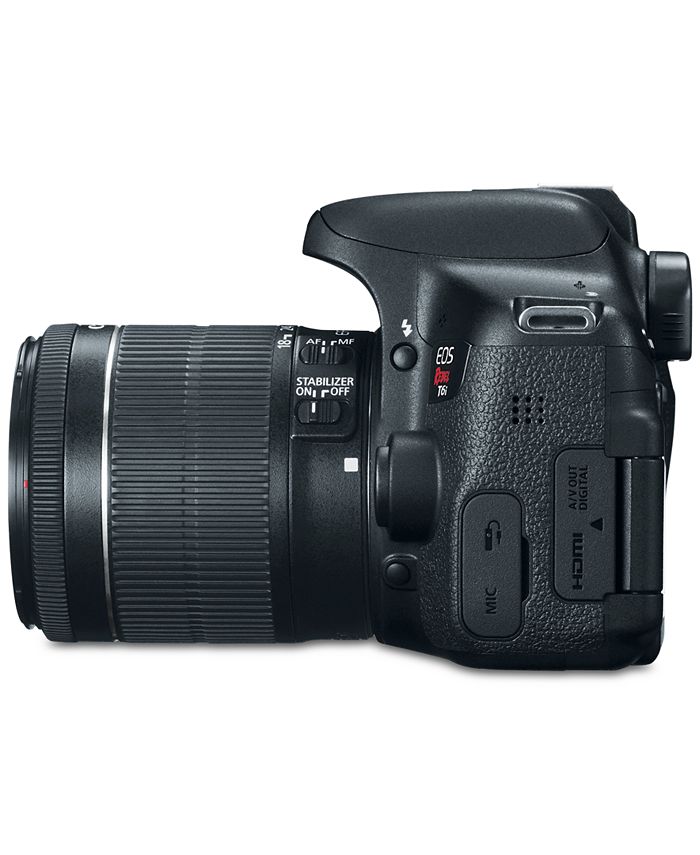 Canon EOS Rebel T6i EF-S Kit - Macy's