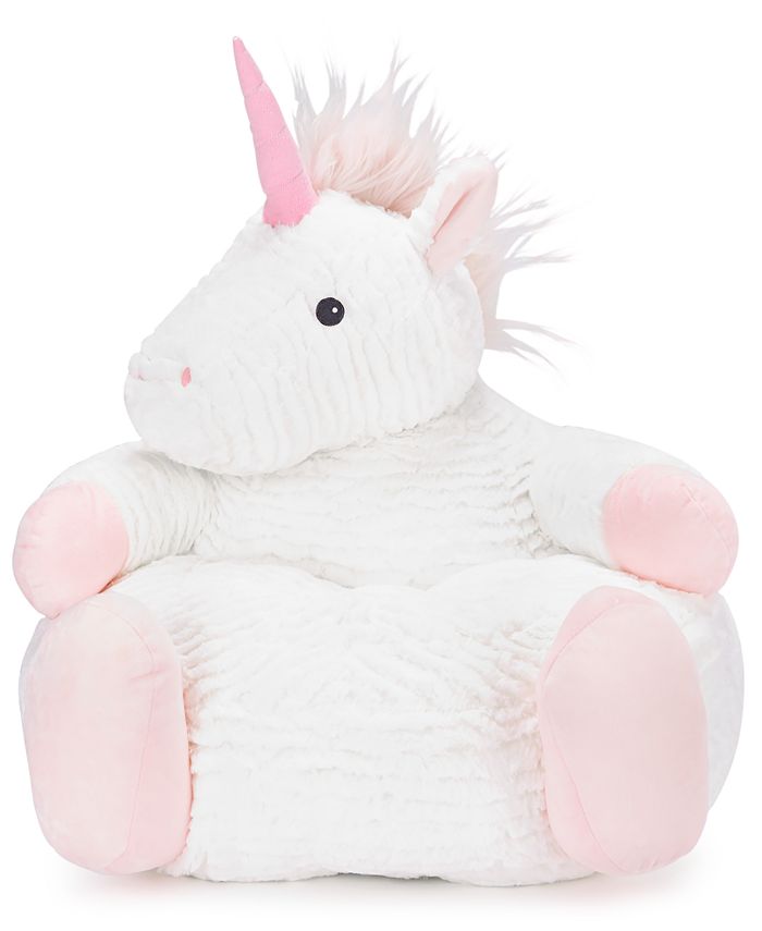 First Impressions Baby Girls Plush Unicorn Chair, Created for Macy's ...
